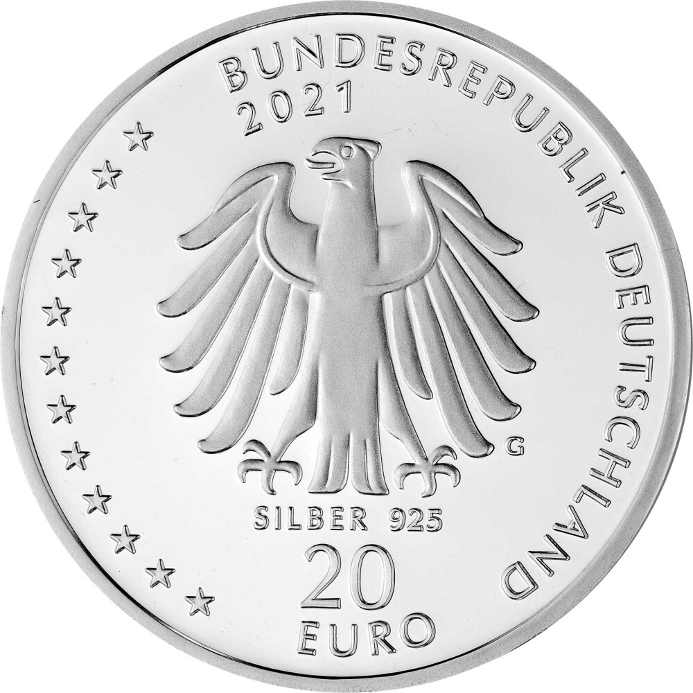 20 Euro Deutschland 2021 Silber bfr. - Sebastian Kneipp