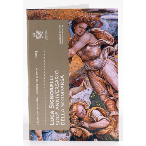 2 Euro Gedenkmünze San Marino 2023 st - 500. Todestag von Luca Signor