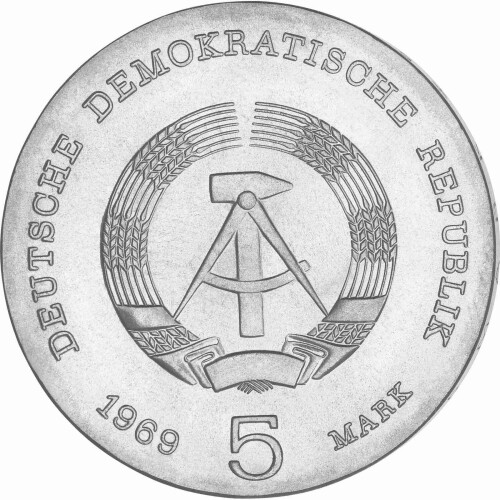 5 DDR Mark Gedenkmünzen - bei MÜNZENLAGER