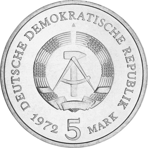 5 DDR Mark Gedenkmünzen - bei MÜNZENLAGER