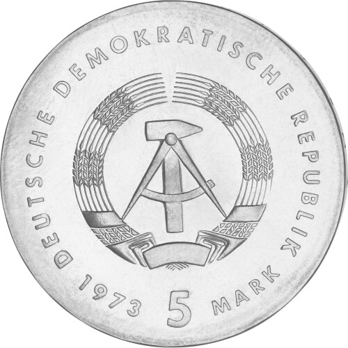 5 DDR Mark Gedenkmünzen - bei MÜNZENLAGER