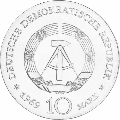 10 DDR Mark Gedenkmünzen bei MÜNZENLAGER
