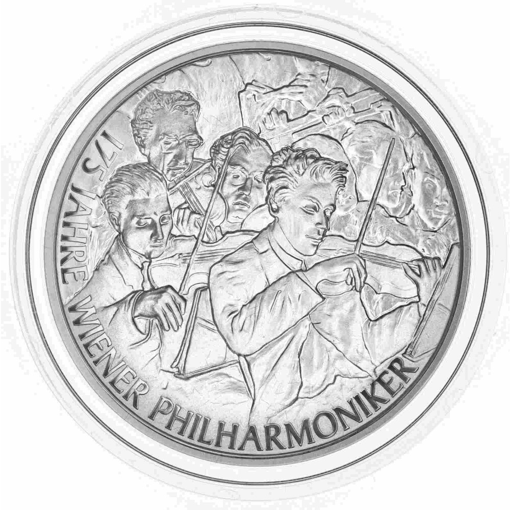 20 Euro Gedenkmünze Österreich 2017 Silber PP - 175 Jahre Wiener Phil