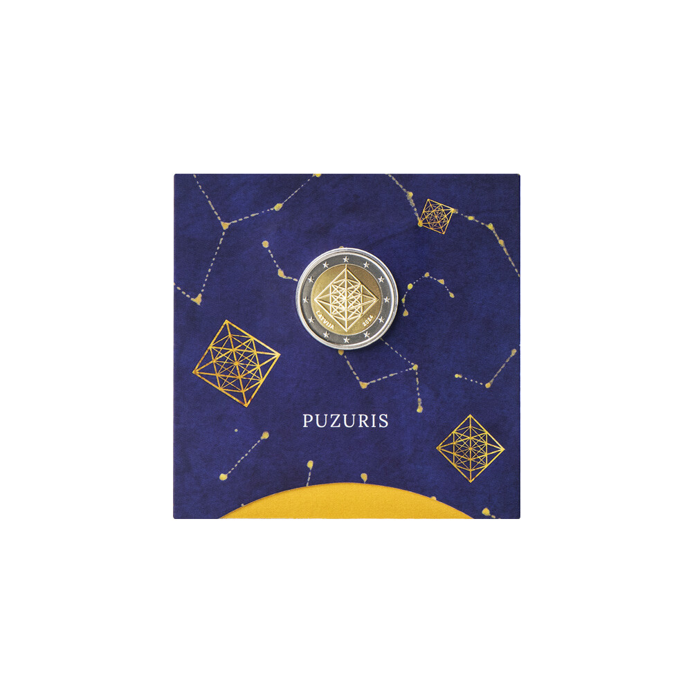 2 Euro Gedenkmünze Lettland 2024 st - Puzuris - CoinCard