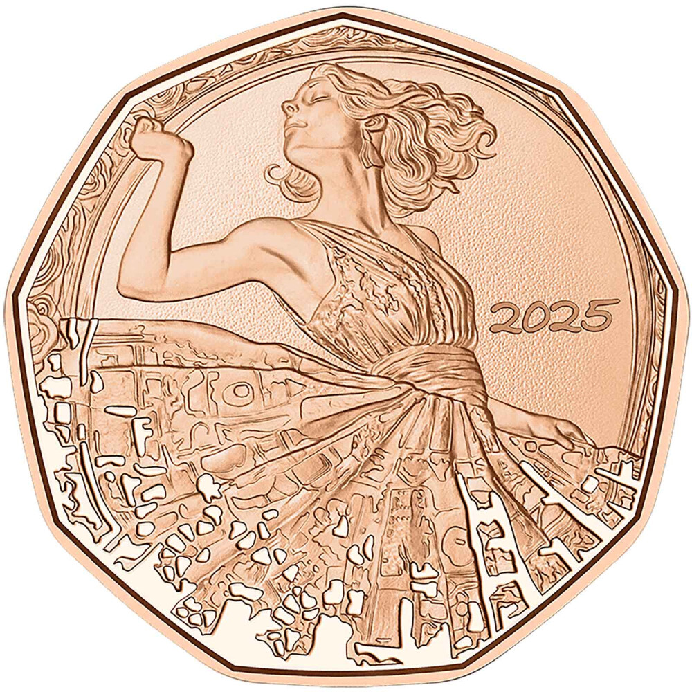 5 Euro Gedenkmünze Österreich 2025 Kupfer bfr. - Tanz dich frei