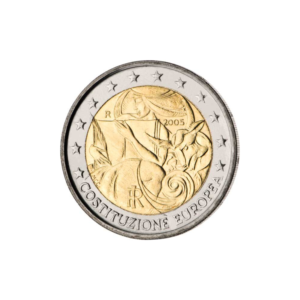 2 Euro Gedenkmünze Italien 2005 bfr. - Europäische Verfassung