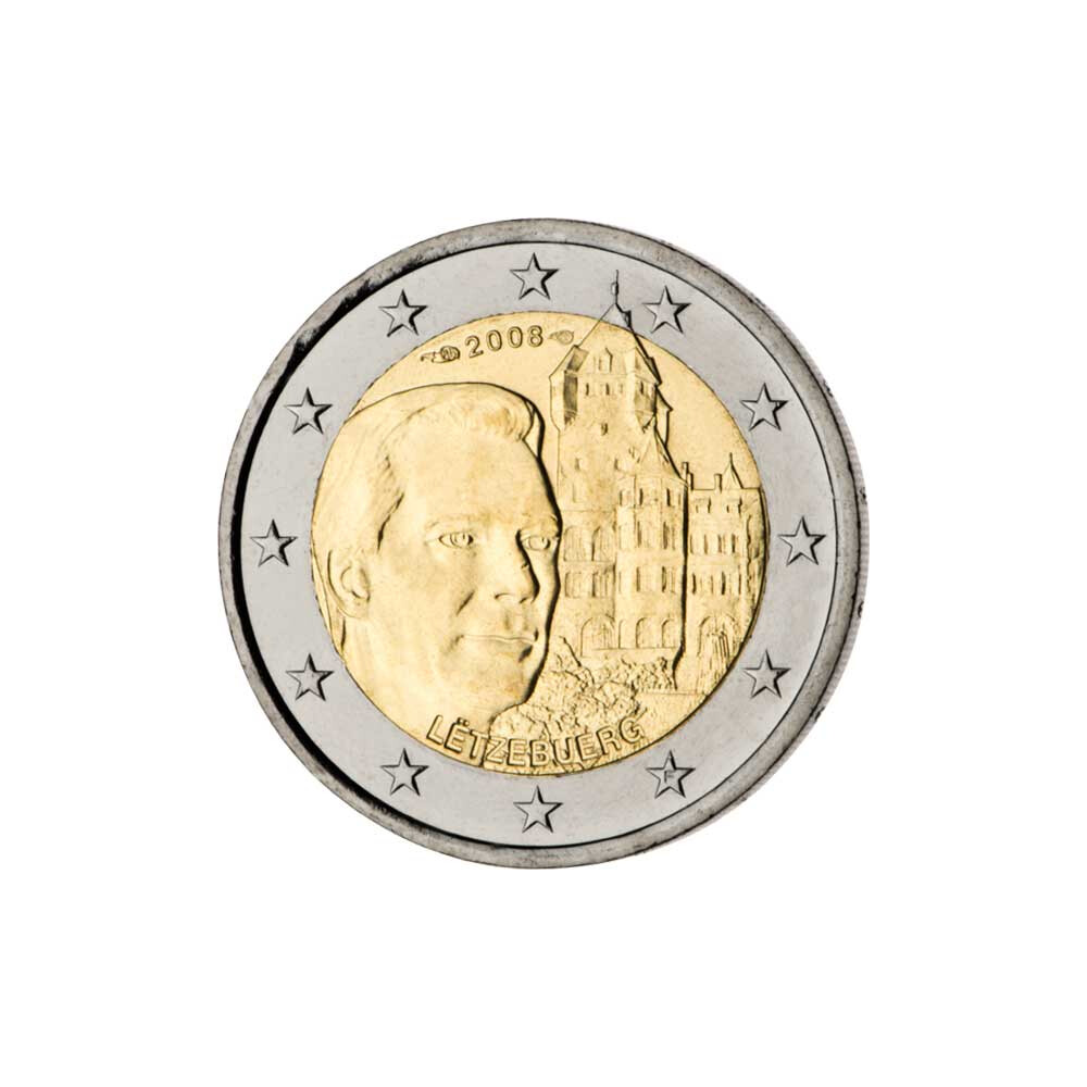 2 Euro Gedenkmünze Luxemburg 2008 bfr. - Chateau de Berg